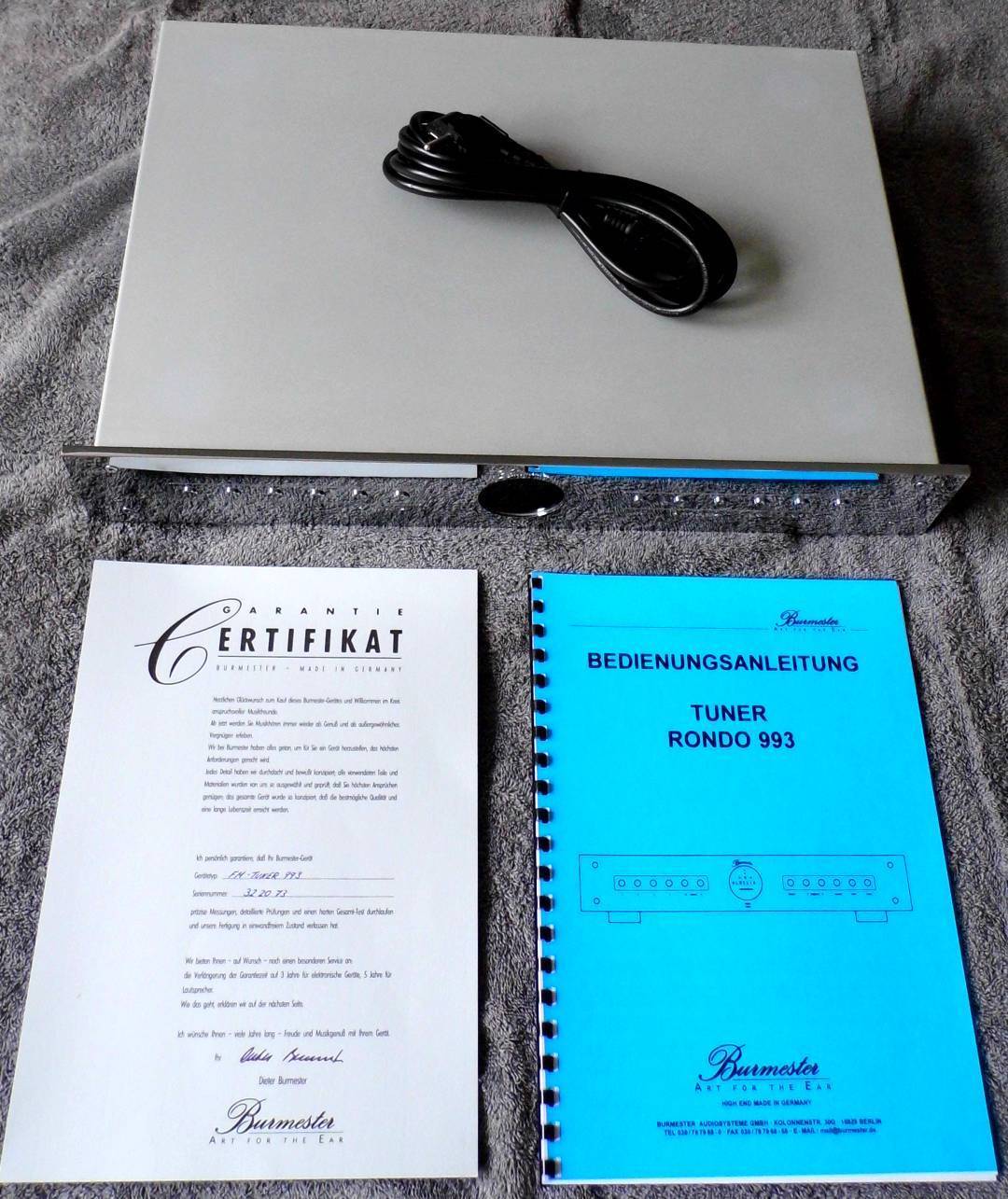 BURMESTER: The Rondo 993 FM | Audiophile News & Music Review