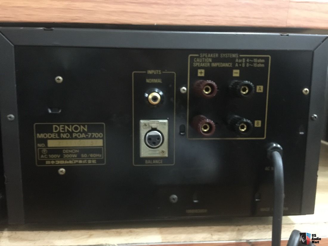 DENON: POA 7700 - Audiophile News & Music Review