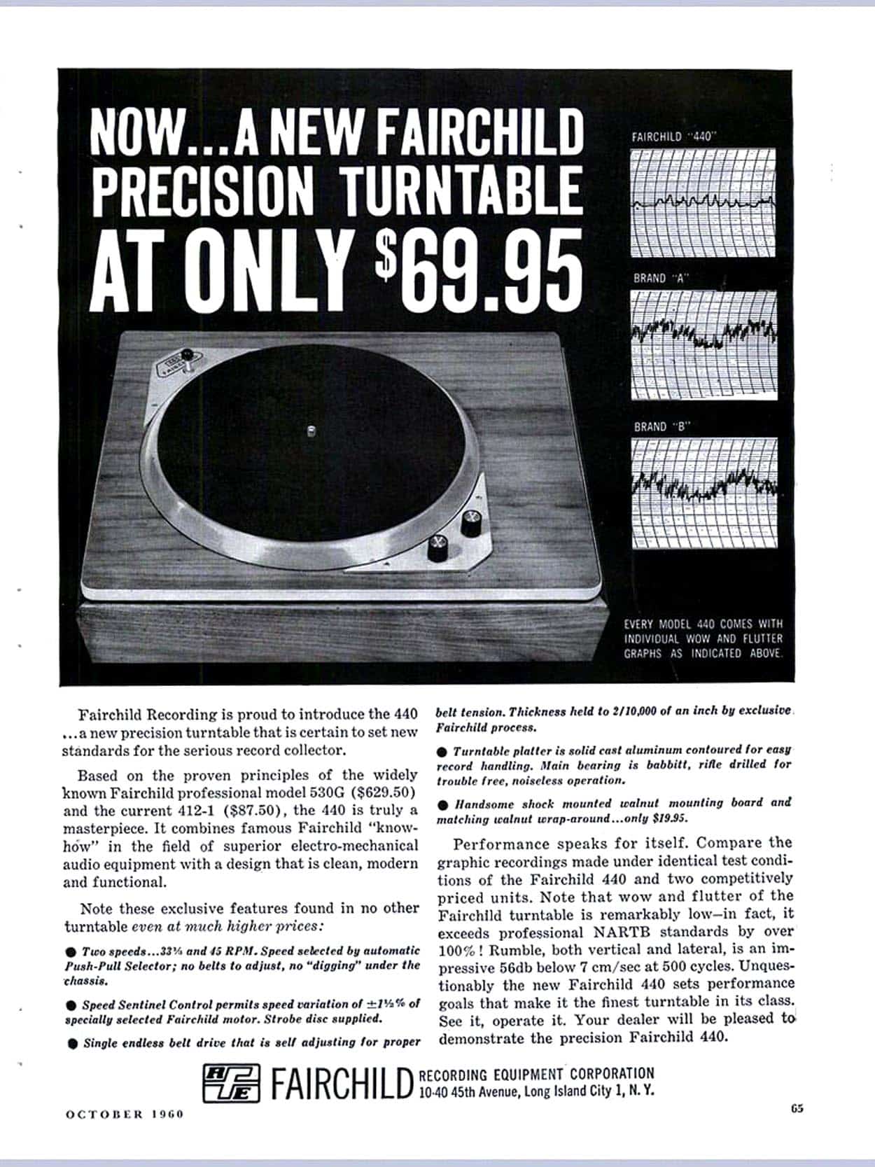 FAIRCHILD: The $69.95 turntable - Audiophile News & Music Review