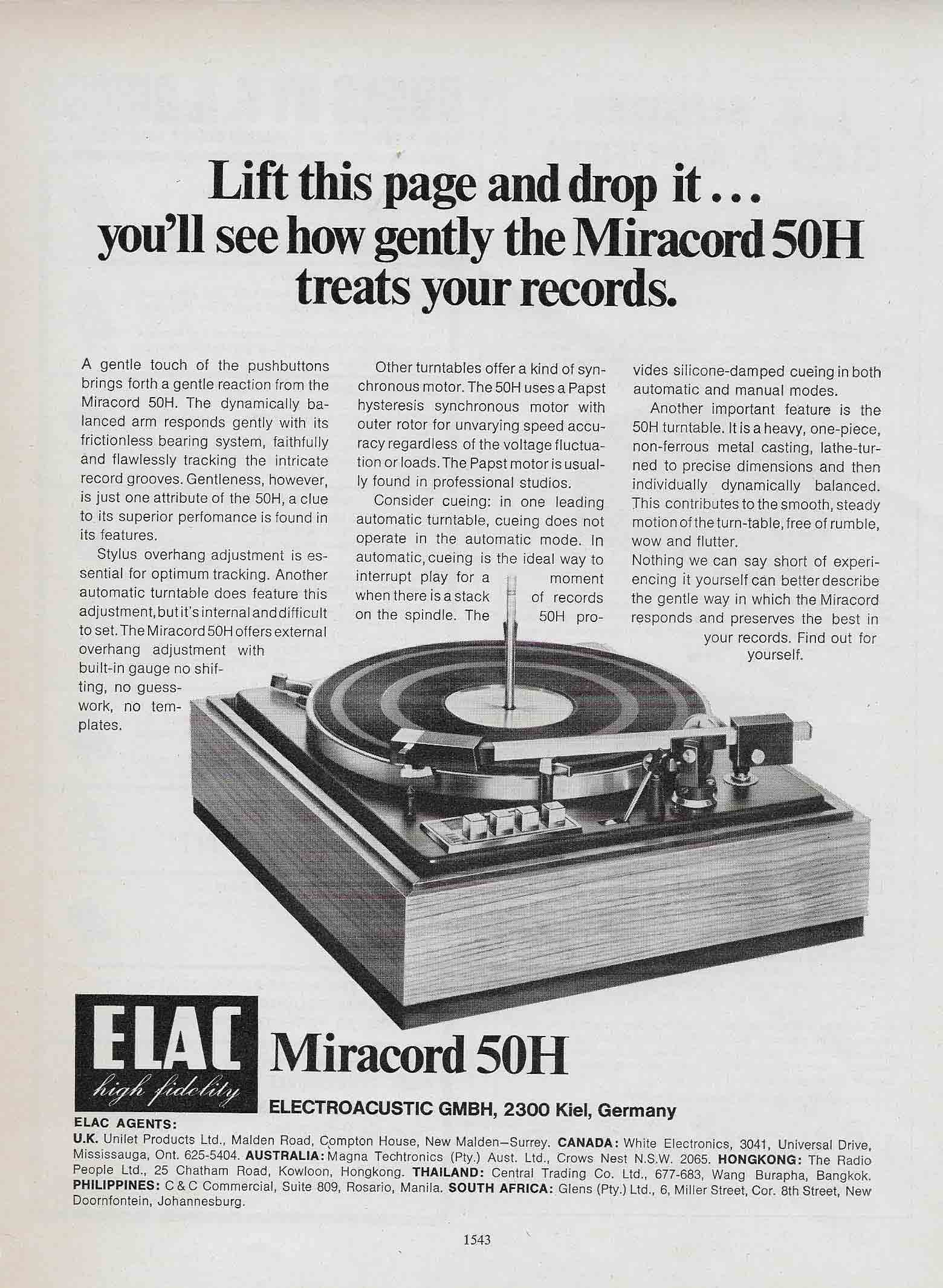ELAC: Miracord 50H - Audiophile News & Music Review