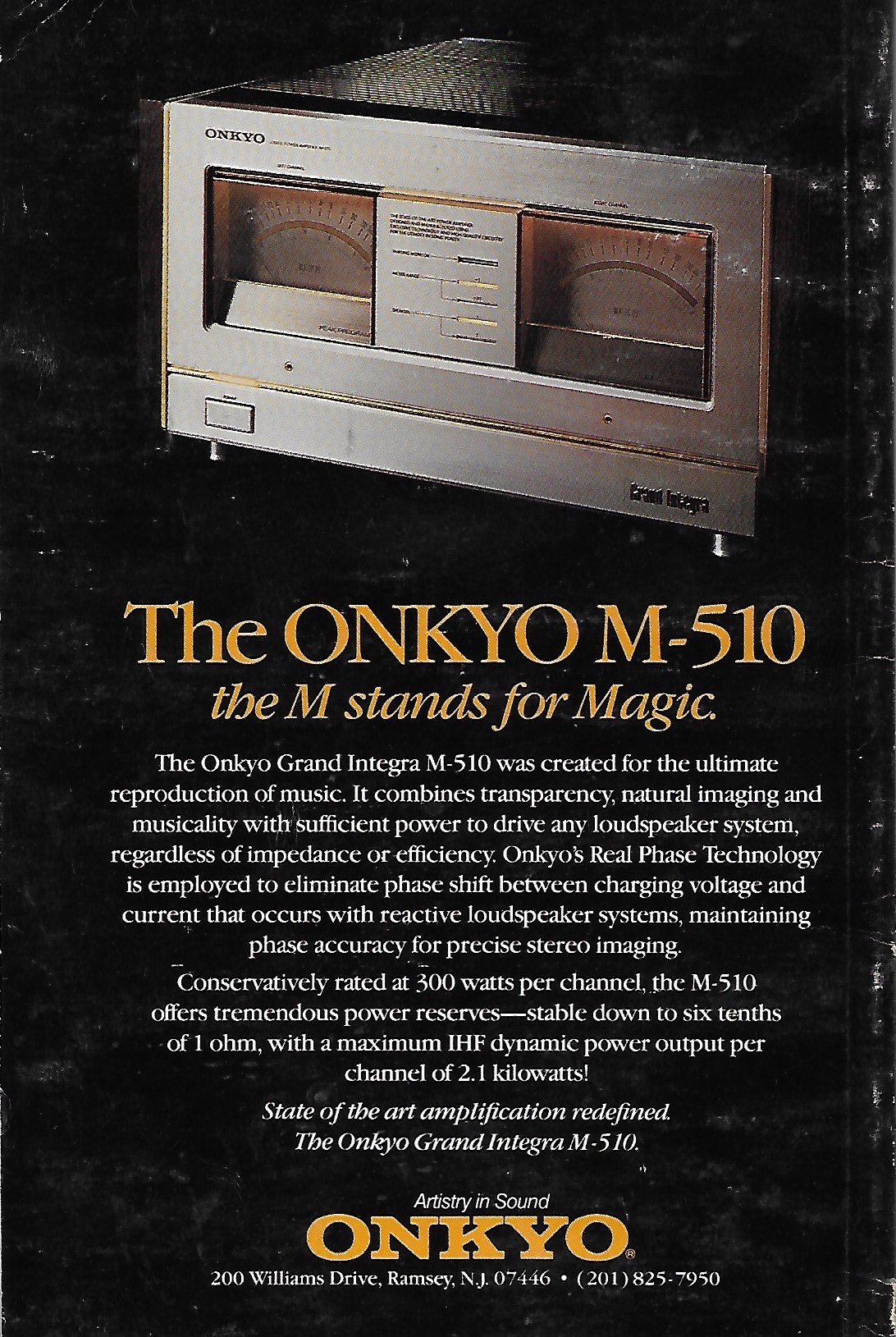ONKYO M 510 And What Was Said At The Time Audiophile News Music Review