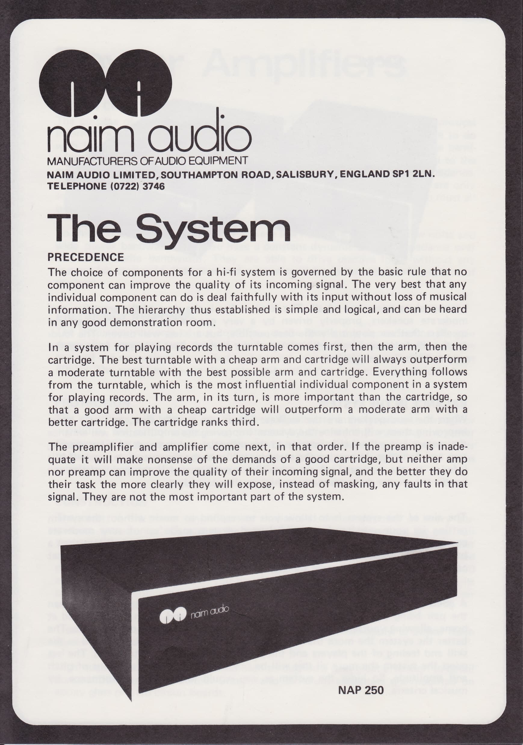 NAIM: Vintage & what was said ... at the time - Audiophile News & Music ...