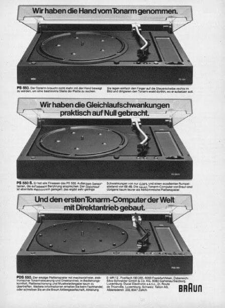 BRAUN: Their turntables and what was said ... at the time - Audiophile ...