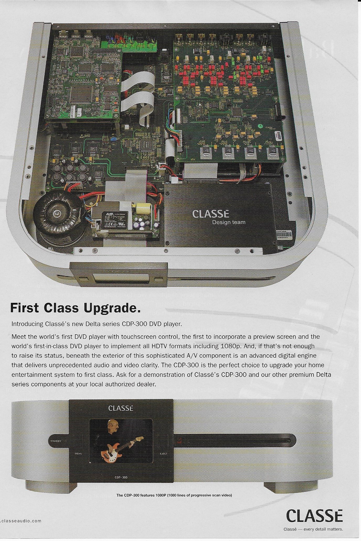 CLASSE: CDP 300 and what was said at the time - Audiophile News & Music ...