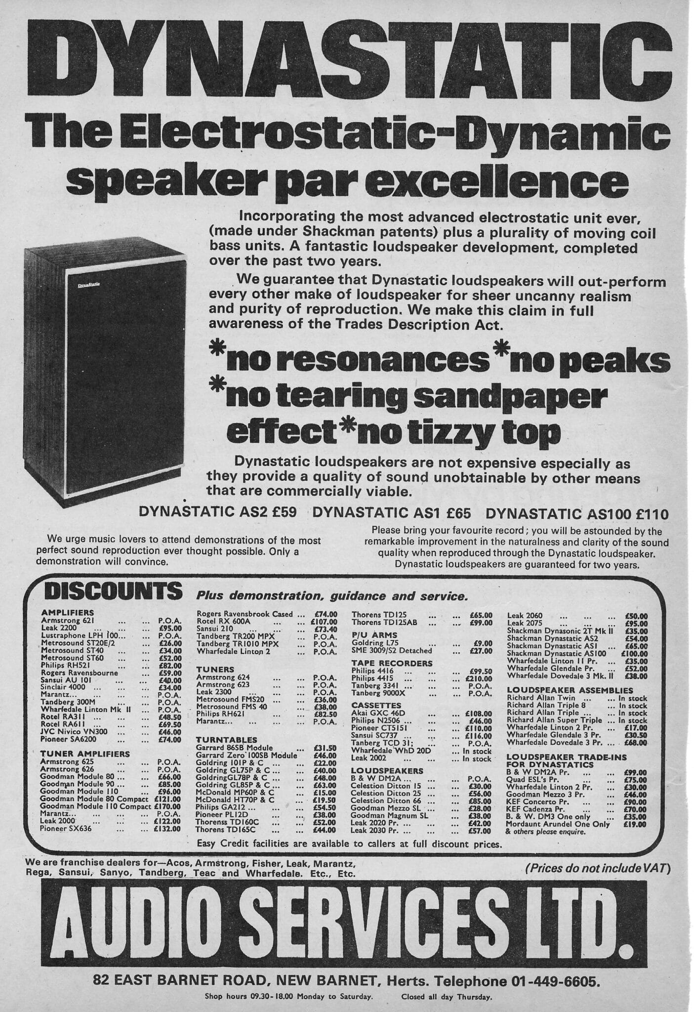 DYNASTATIC / SHACKMAN - Audiophile News & Music Review