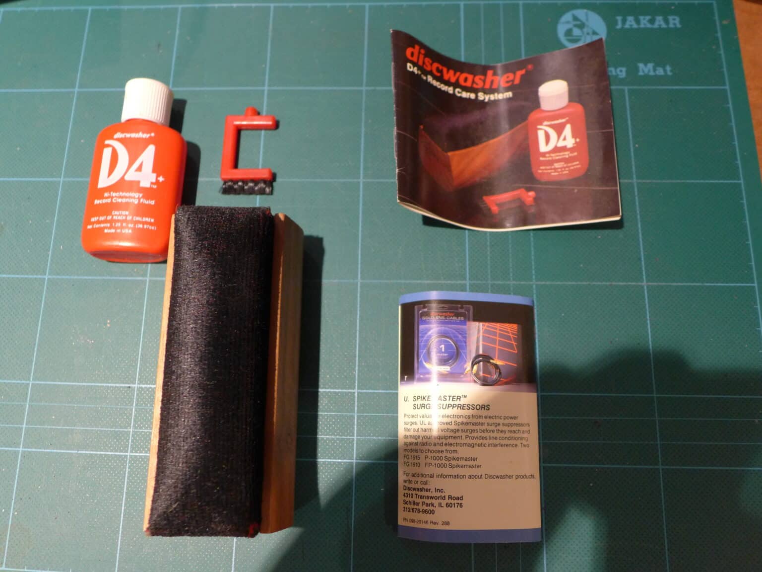 DISCWASHER D4 record cleaning kit complete inc fluid - Audiophile News ...